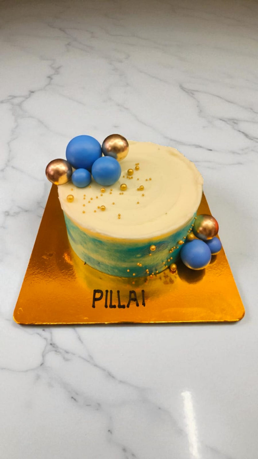 Caramel Birthday cake 1/2kg – Big Boy Cake & Bakers